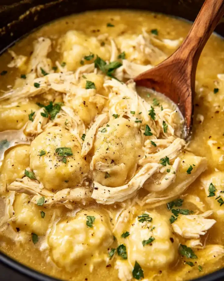 Weight Watchers Crock Pot Chicken and Dumplings – Home Baking Blog